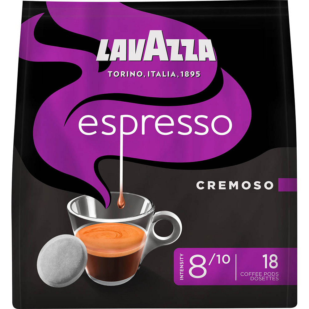 LAVAZZA Espresso Cremoso Kaffeepads Arabica- und Robustabohnen 125,0 g ...